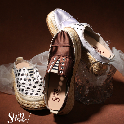 松弛感休闲度假风包头拖