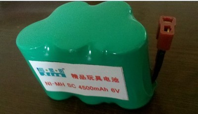 江苏发货 WowWee Rovio 绿色标包 专用镍氢电池组 SC 6V  4500mAh