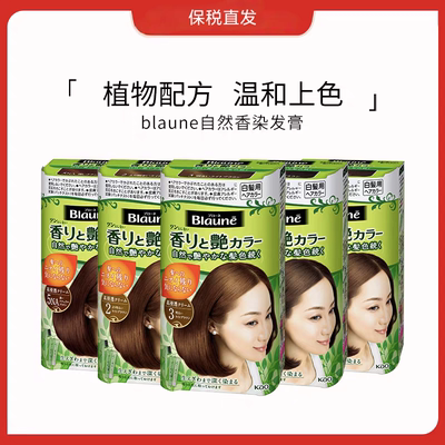 保税发花王Blaune植物配方染发膏
