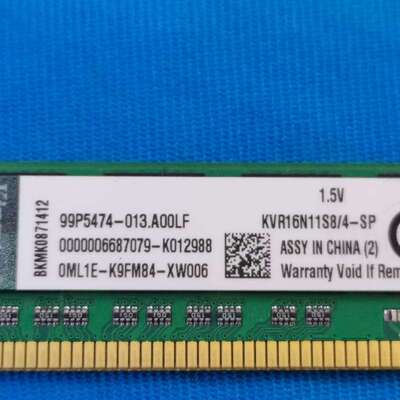 金士顿DDR3 1600 4GB台式机内存条，型号KVR16--议价商品