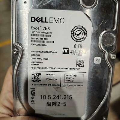 打包出4片 希捷 戴尔 Dell 6T SAS ST6000--议价商品