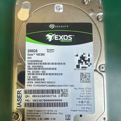 浪潮 ST300MM0048 300G 10K 2.5 SA--议价商品