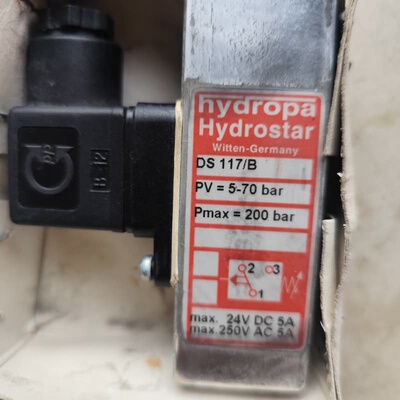 德国Hydropa压力继电器DS117/B 两个未使用过--议价商品