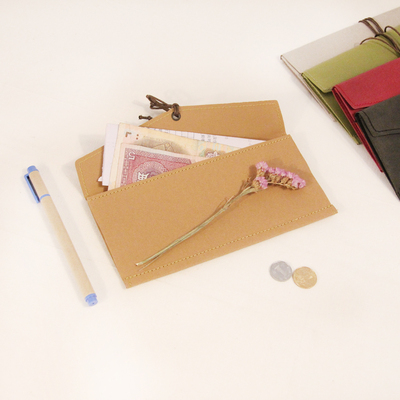 不纸如此原创环保水洗大钞夹钱包