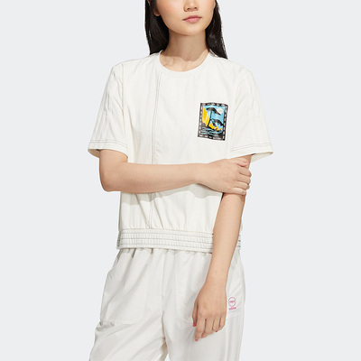 阿迪达斯三叶草女子运动休闲T恤