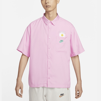 Nike/耐克男士简约透气短袖衬衫