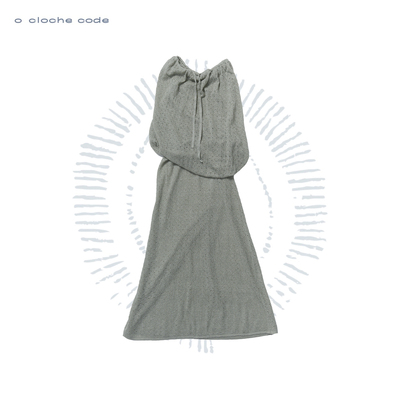 o cloche code 26SS 镂空水母连衣裙