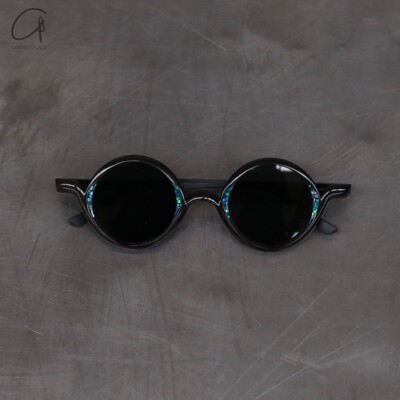 Rigards RG1061MOP 圆框太阳眼镜 手工