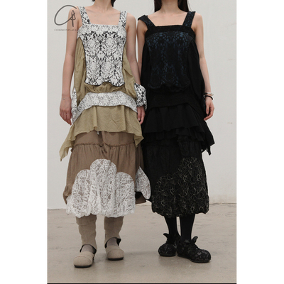 VeniceW  蕾丝云朵半身裙