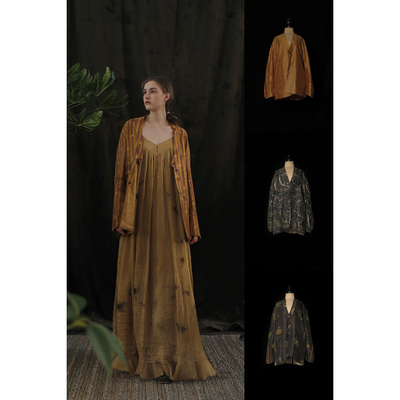 40%OFF Mutedance 系列 印花V领西服上衣 手作