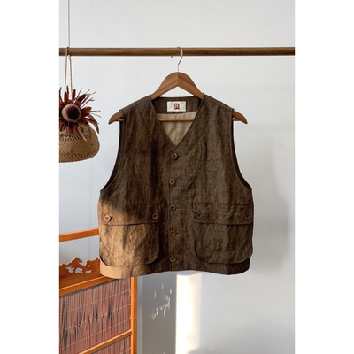 AVIVAJIFEIXUE单排扣背心马甲