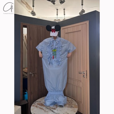 Walter Van Beirendonck  荷叶边衬衫组合短裤 比利时