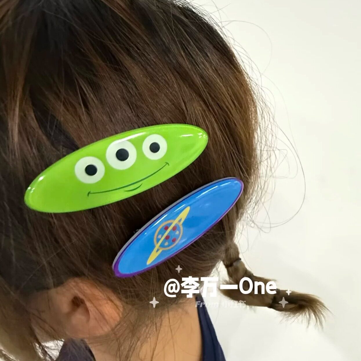 原创设计玩具总动员三眼仔饰品发夹发饰 侧边夹