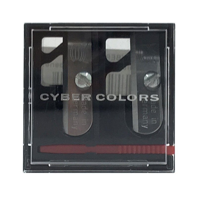 CYBER COLORS眉笔刀德国锋利双孔眼线化妆笔刨削专业卷笔刀转笔刀
