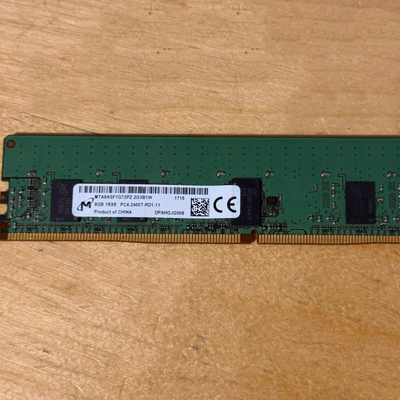 镁光8G 1RX8 PC4-2400T-RD1/RDB-11 DDR4 ECC RDIMM服务器内存
