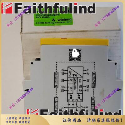 Wieland R1.188.0610.0 威琅安全继电器 SNV 4063KL【询价】