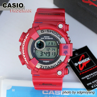 CASIO卡西欧G-SHOCK FROGMAN DW-8201GF-4JF(末代红蛙人)全新结束