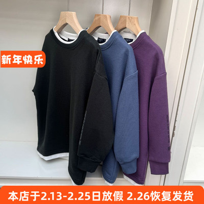 男女童长袖卫衣春秋毛圈上衣大童