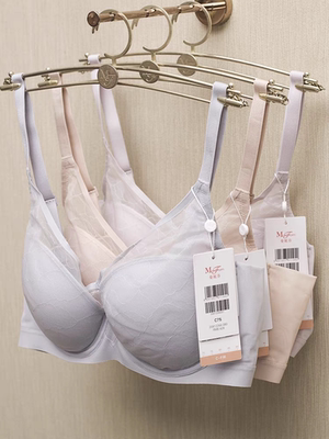 正品光面透气大胸显小全罩杯软钢圈软钢圈女士文胸20812266