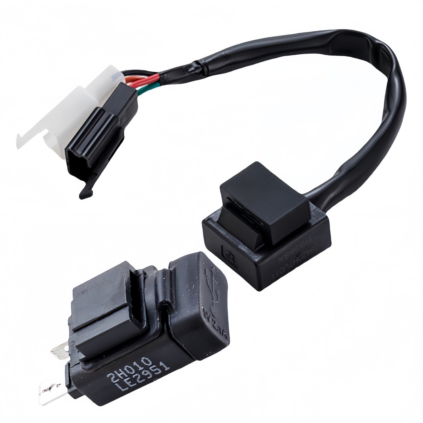 适用豪爵GZS/NK/DL150 DR/TR/XCR300原厂USB手机充电器接口插口