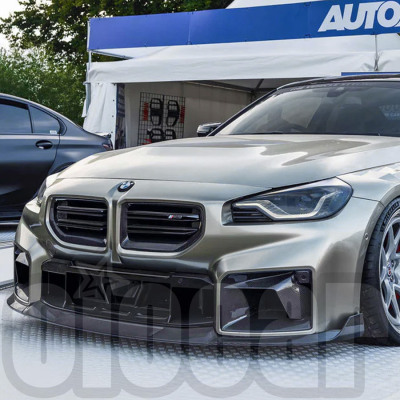 适用于宝马G87 M2专用改装正品TRE碳纤维前杠侧进气风道 进气格栅