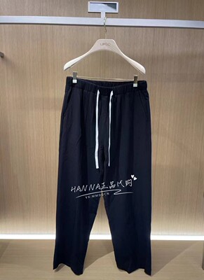 CHESTER CHARLES | 2026新款 男款 基础纯色百搭松紧腰系带休闲裤