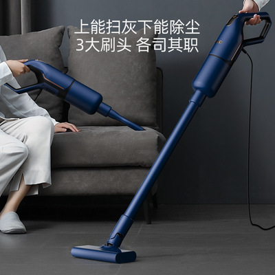 德尔玛吸尘器家用小型DEM-DX1000吸猫毛手持式除螨真空吸尘机