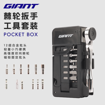 捷安特自行车棘轮扳手12合1套装