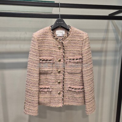 Michaa 奥特莱斯代购 羊绒混纺小香风短外套 不议价包快递