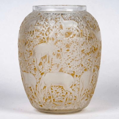 法国ReneLalique古董玻璃花瓶