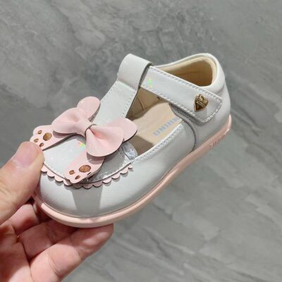 童鞋皮鞋斯乃纳公主学步鞋女童