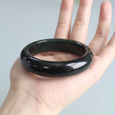 老熟高密度53.7青玉籽料手镯