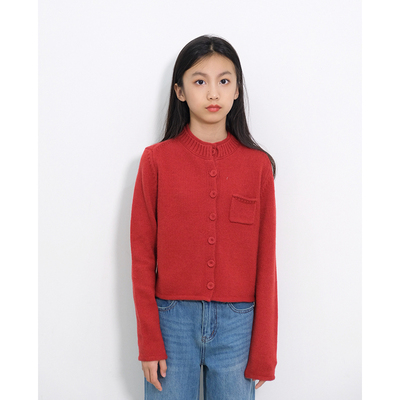 儿童秋冬装针织开衫外穿毛衣