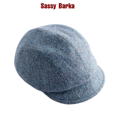 Sassy Barka码头复古短檐鸭舌帽子基础中性羊毛混纺春秋冬男女