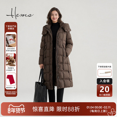 海尔曼斯休闲中长款羽绒服