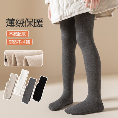 女童打底裤春秋款纯棉连裤袜