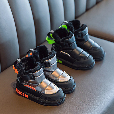 kids winter warm fur boots ankle short High Tops Shoes BABY