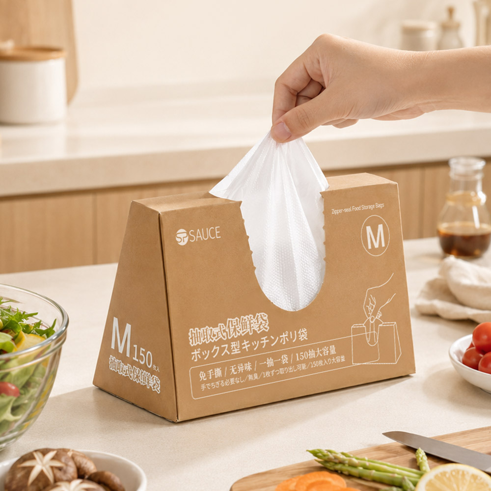 保鲜袋家用食品级密封袋可水煮冰箱冷藏专用分装袋蔬菜肉类食品袋