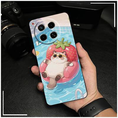 适用Tecno Camon30/4G/5G/CL6/CL7手机壳简约可爱数码散热全包边