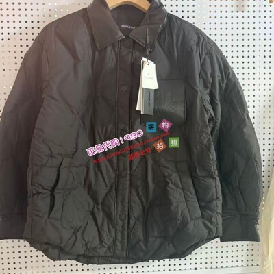 A1ACE4142J9 女装2024冬专柜正品一手长衬衫鹅绒服A1ACE4142-1299