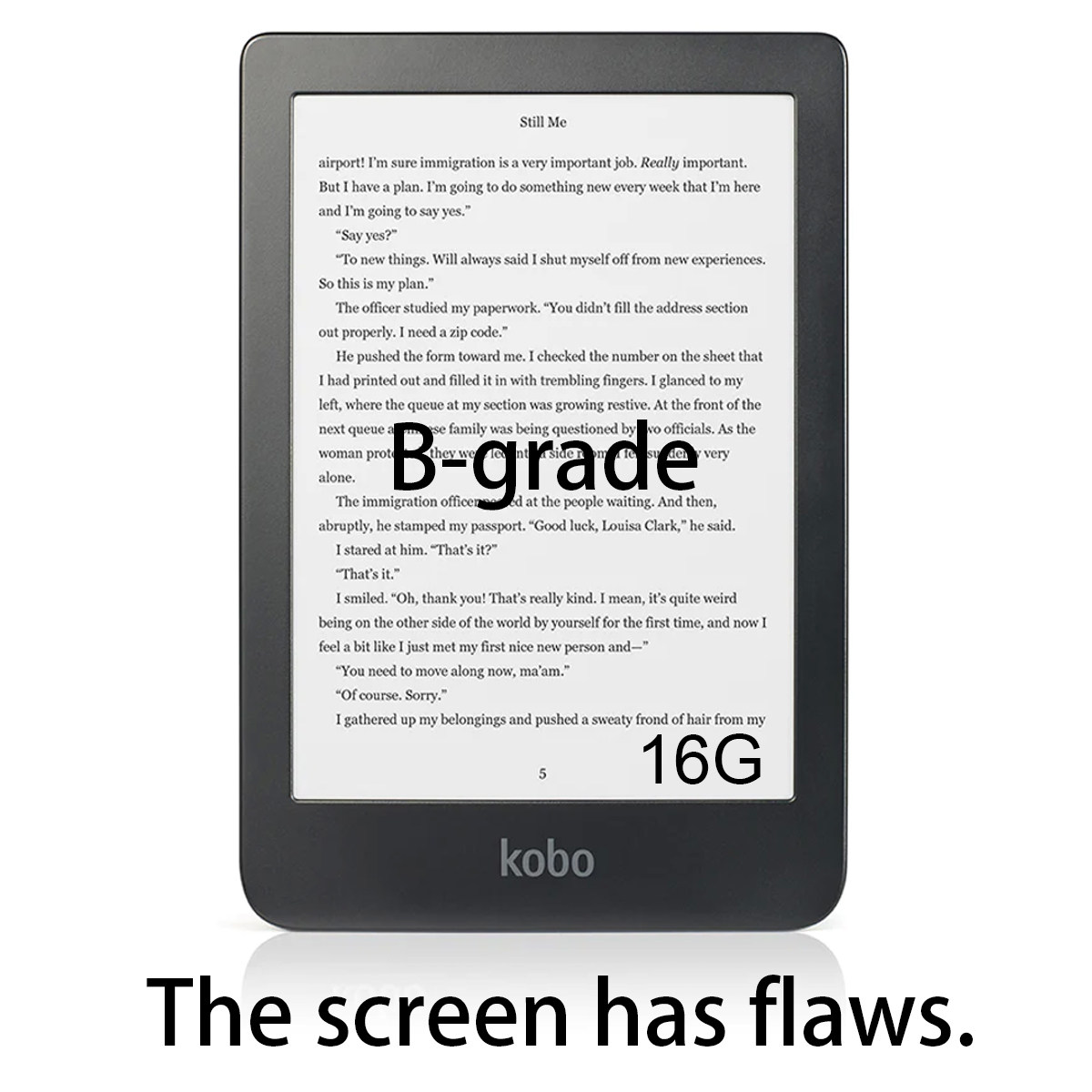 【屏幕有划痕】KOBO Clara HD 6寸 300PPI高清电子书阅读器冷暖灯