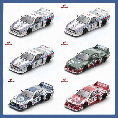 Spark 1:64 蓝旗亚Beta Montecarlo Turbo勒芒赛车 合金汽车模型