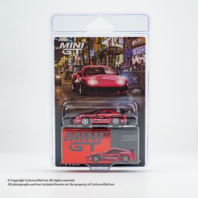 挂卡MINIGT 1132丰田Supra A80 Top Secret GT-300 1:64合金车模