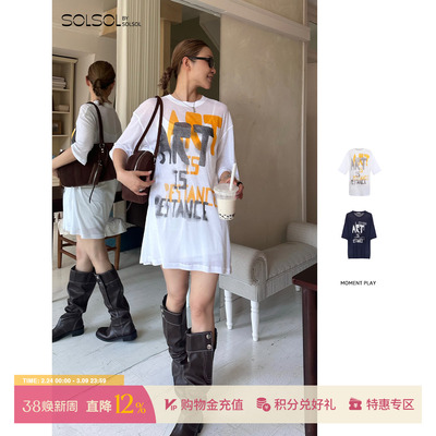 MOMENTPLAY秋冬喷绘印花皮肤衣女