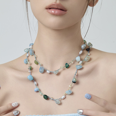 Starfire碎石小众女毛衣链