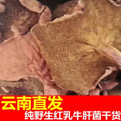 云南纯野生菌子类红乳牛肝菌干货