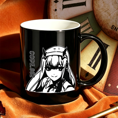 DARLING in the FRANXX周边国家队02马克杯陶瓷吸管水杯咖啡杯子