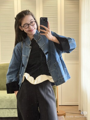 非实价来问我）南油中式牛仔外套