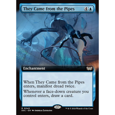 万智牌 管中出怪 They Came from the Pipes DSC 英文扩画平卡 金