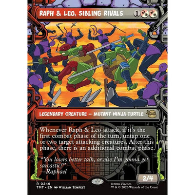 相互争胜的拉夫与里奥 Raph & Leo, Sibling Rivals TMT 英异画平